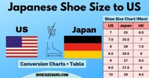 Japanese Shoe Size to US: (Sizing Guide + Charts)